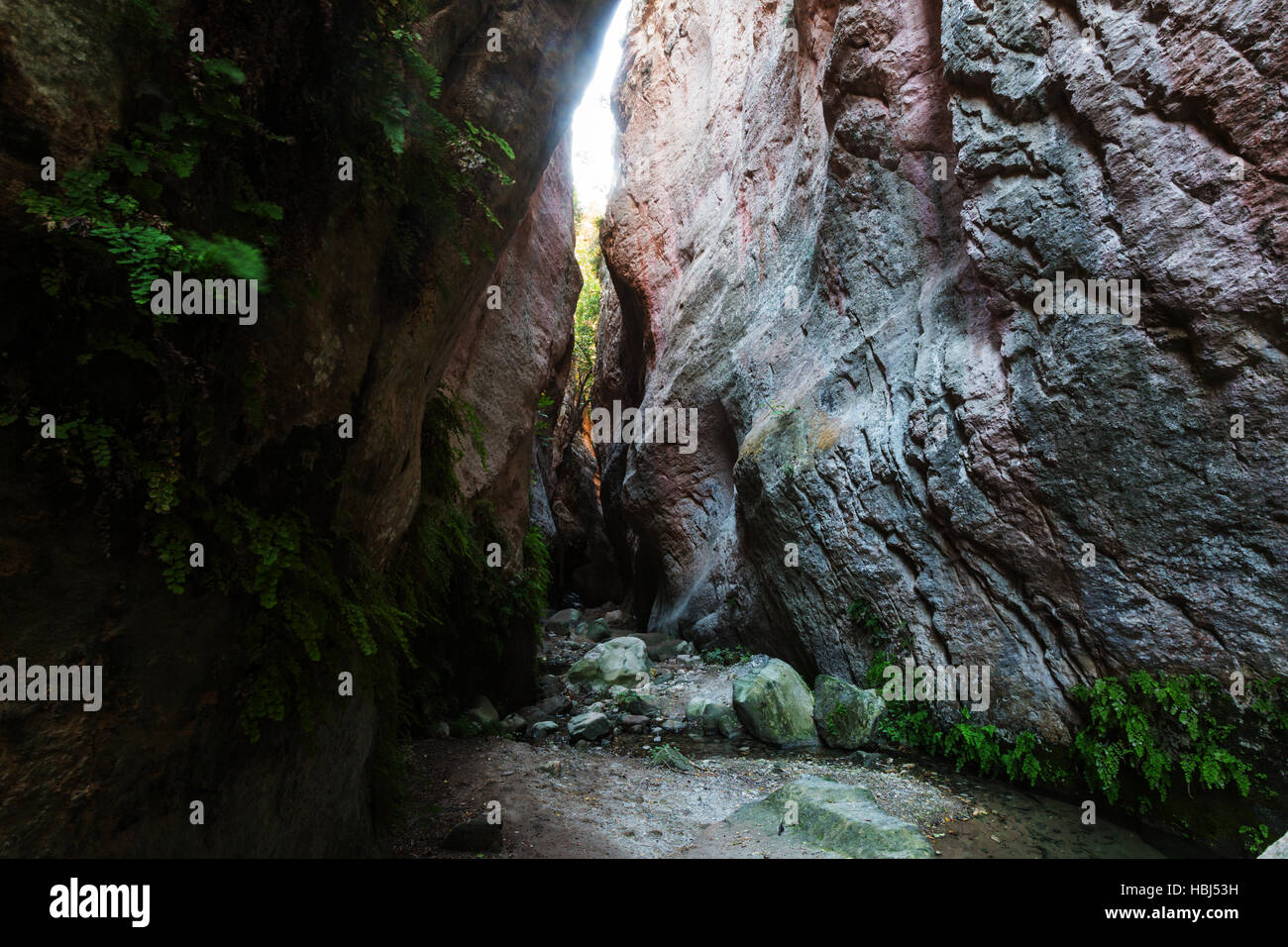 Canyon in Cyprus Stock Photo - Alamy