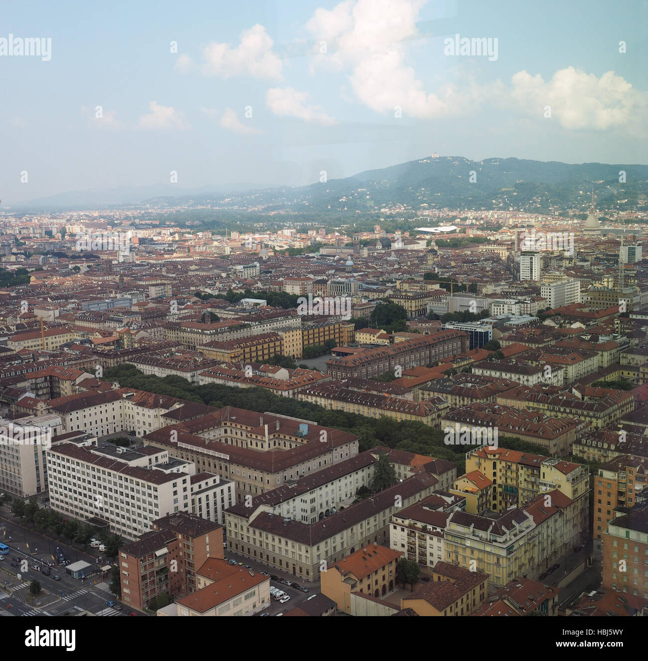 Aerial view of Turin Stock Photo - Alamy