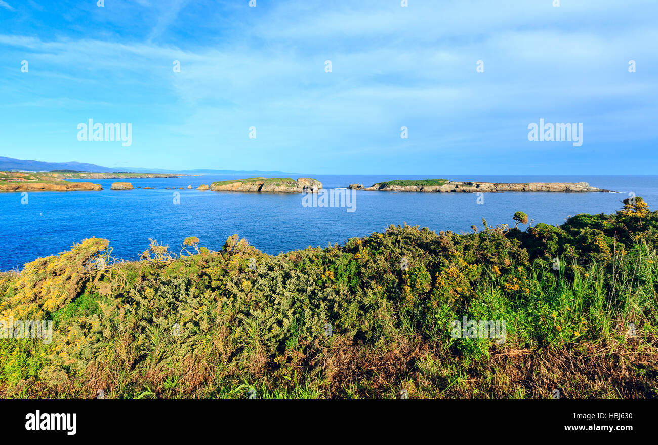 Atlantic Ocean coastline landscape (Spain Stock Photo - Alamy