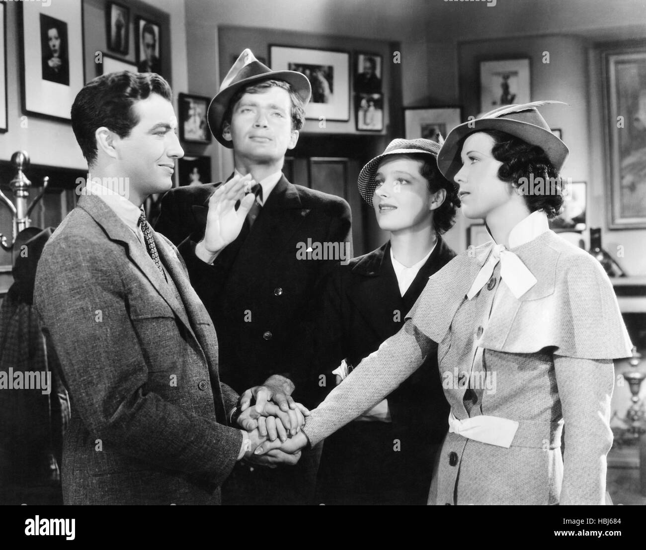 BROADWAY MELODY OF 1936, from left: Robert Taylor, Buddy Ebsen, vilma ...