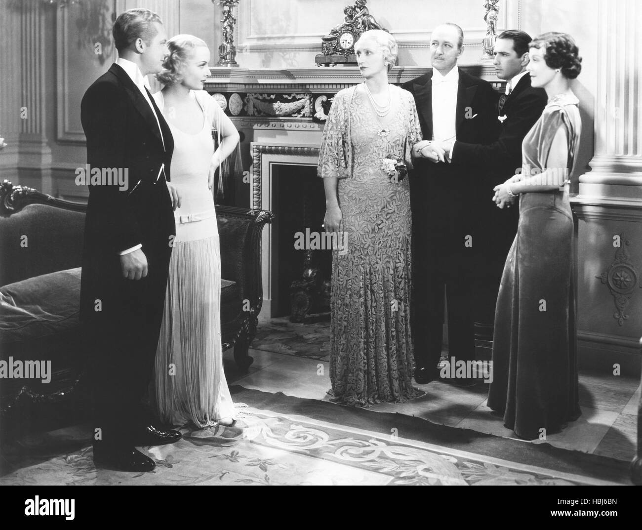 BRIEF MOMENT, from left: Gene Raymond, Carole Lombard, Theresa Maxwell ...