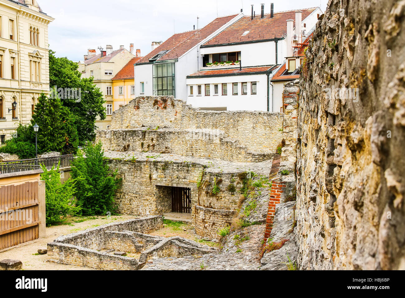 Archeological site in Sopron Stock Photo - Alamy