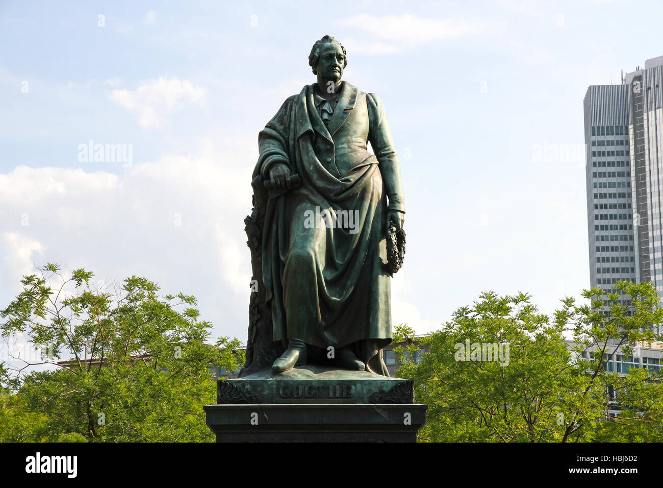 Goethe statue frankfurt hi-res stock photography and images - Alamy