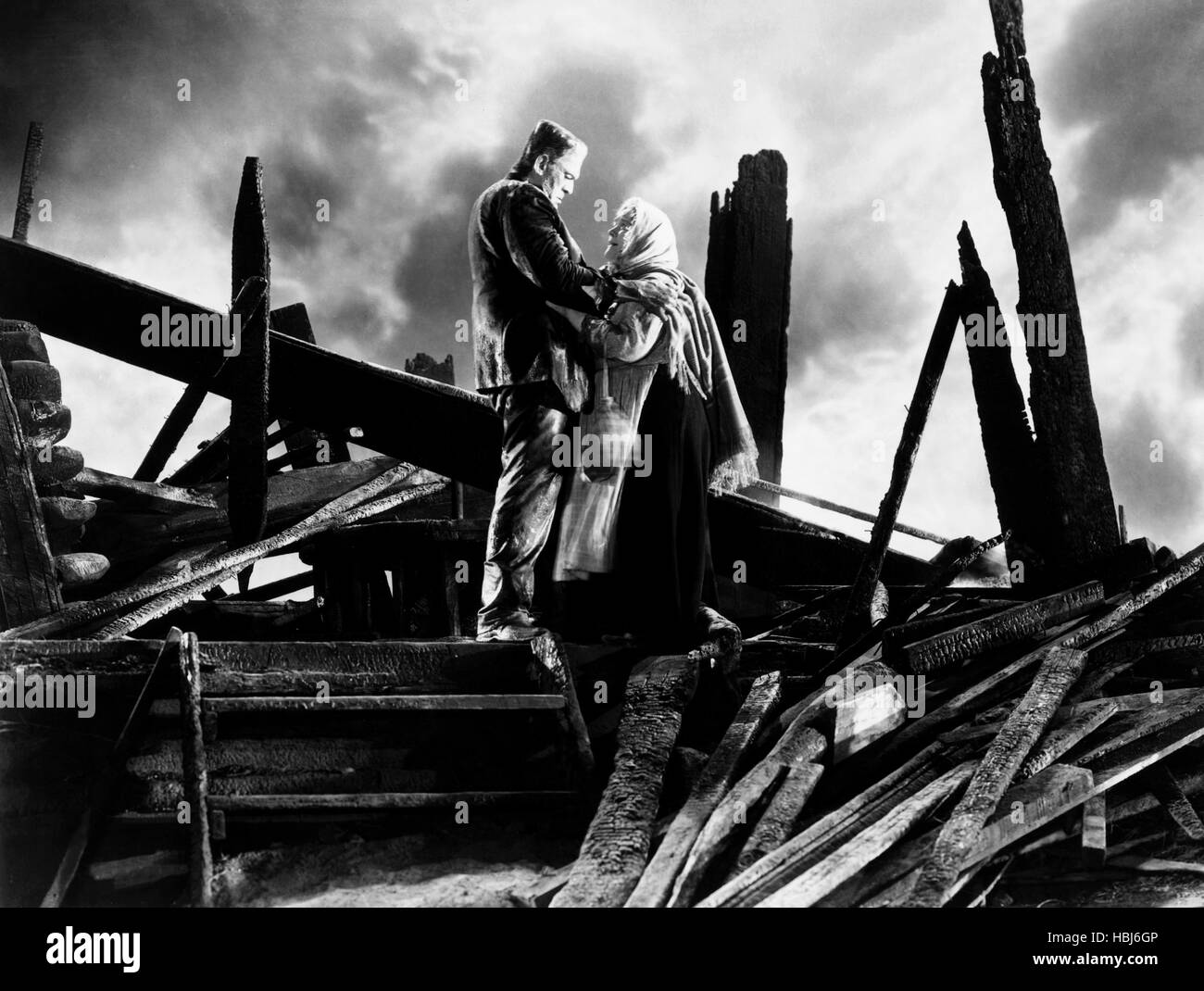 Boris karloff in frankenstein Black and White Stock Photos & Images - Alamy