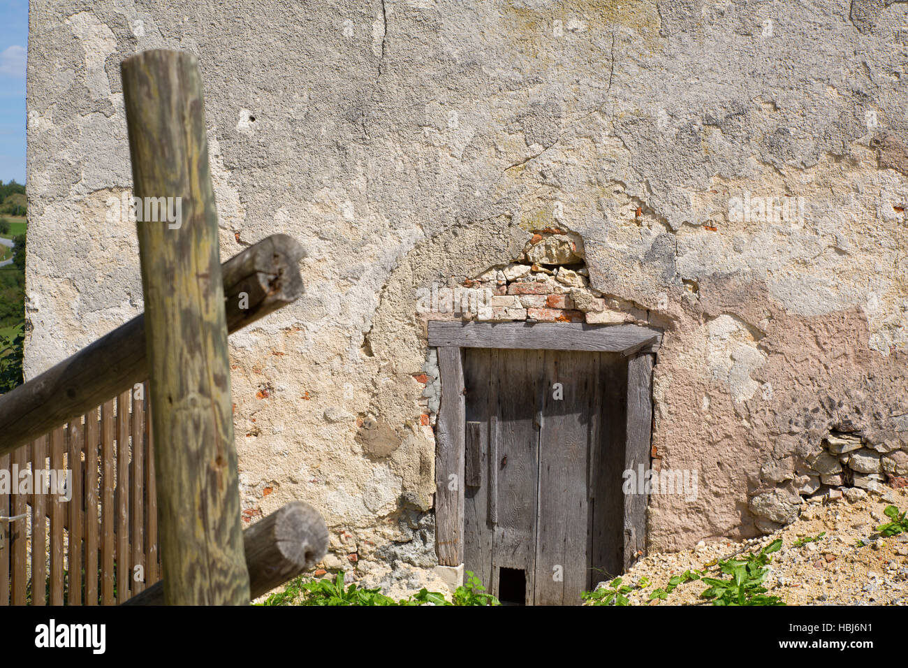 Door of a Ancient Ruin Stock Photo - Alamy