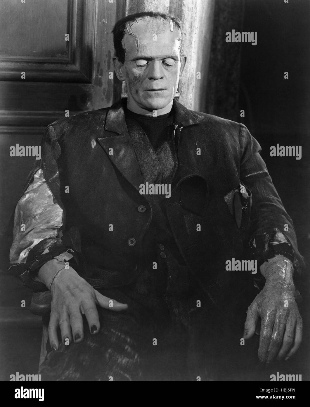 BRIDE OF FRANKENSTEIN, Boris Karloff, 1935 Stock Photo - Alamy