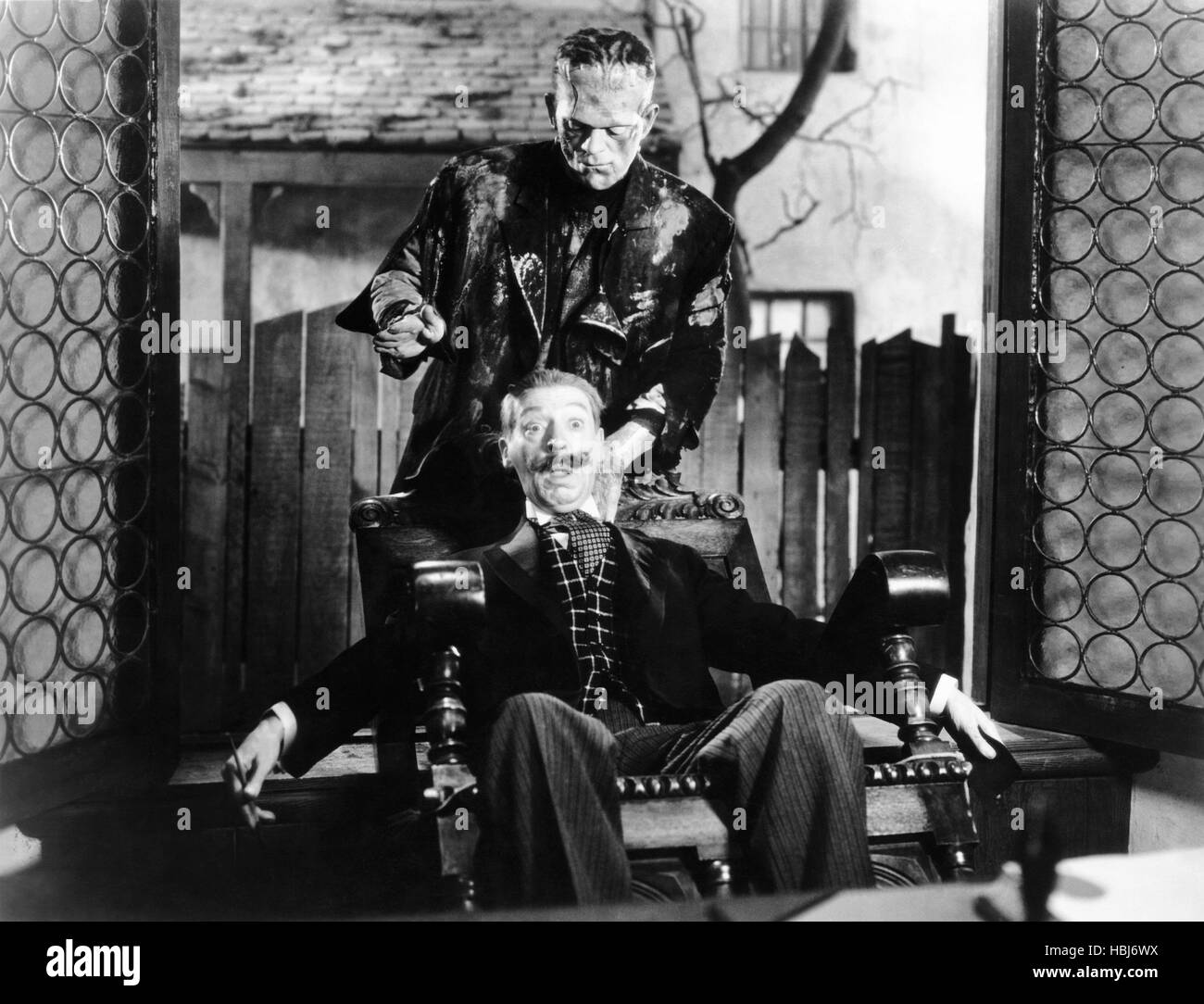 THE BRIDE OF FRANKENSTEIN, back to front: Boris Karloff, 1935 Stock ...