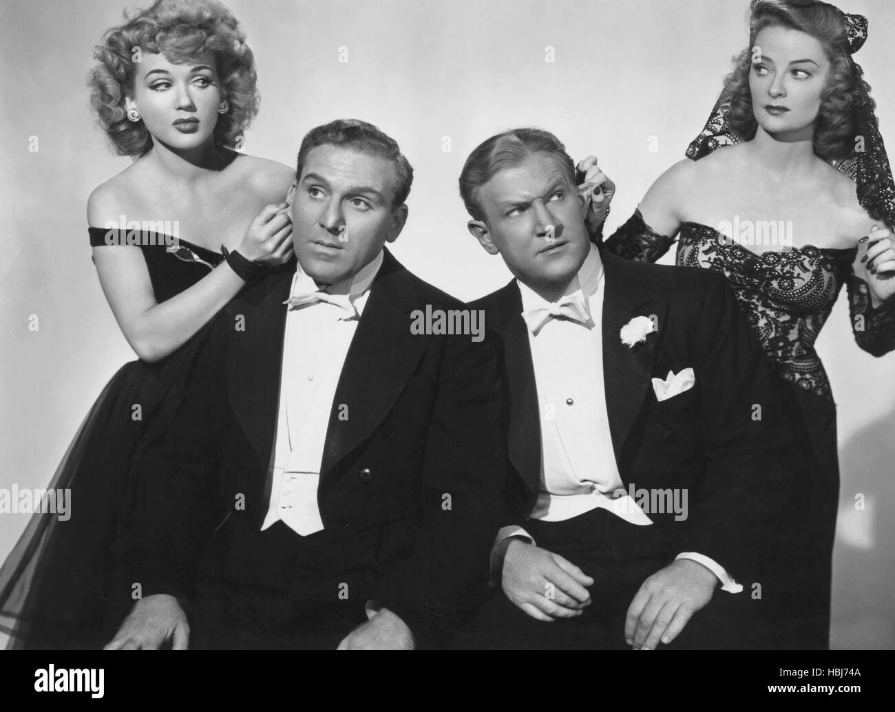 BROOKLYN ORCHID, from left: Grace Bradley, William Bendix, Joe Sawyer ...