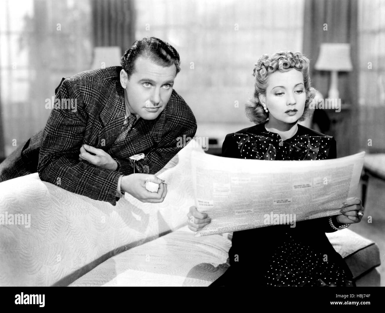 BROTHER ORCHID, Ralph Bellamy, Ann Sothern, 1940 Stock Photo - Alamy