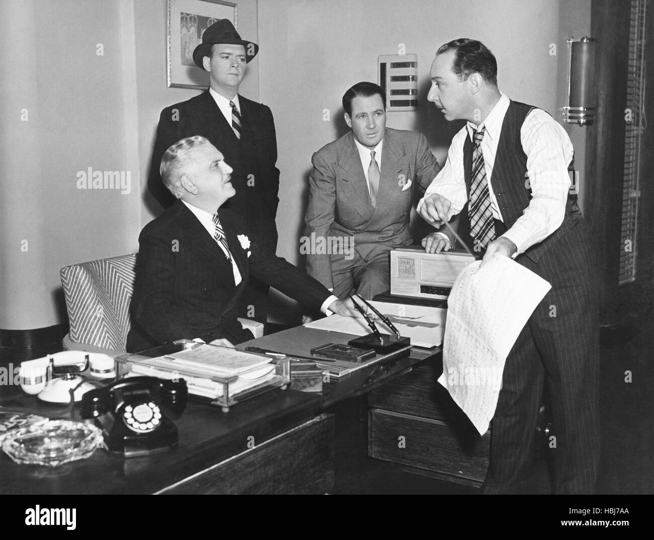 BROADWAY SERENADE, from left: Frank Morgan, William Gargan, Ian Hunter ...