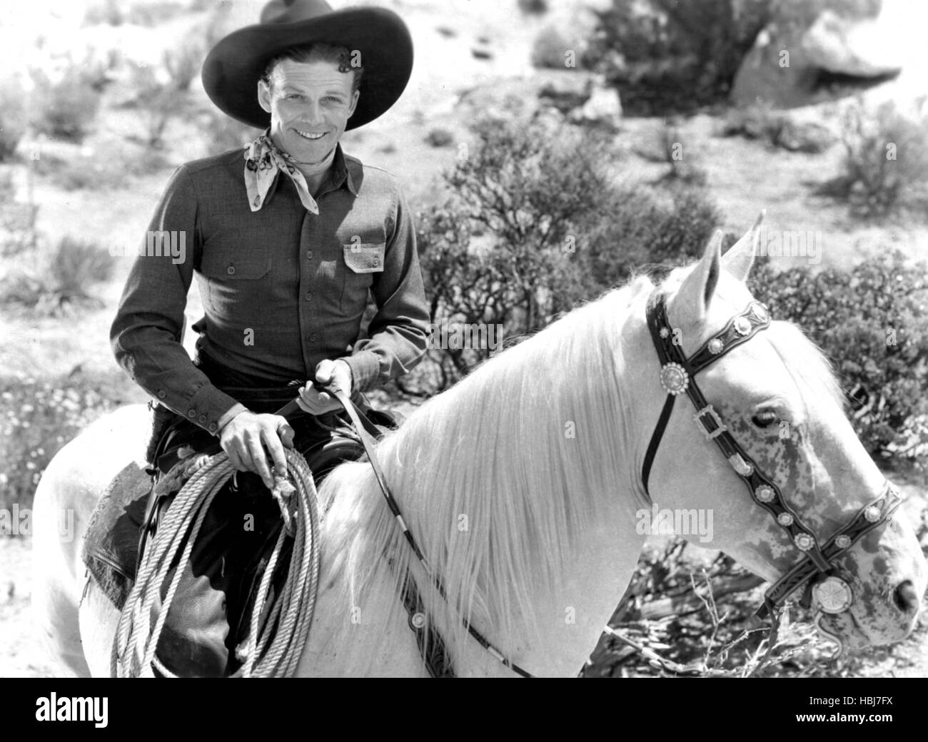 BROADWAY TO CHEYENNE, Rex Bell, 1932 Stock Photo - Alamy