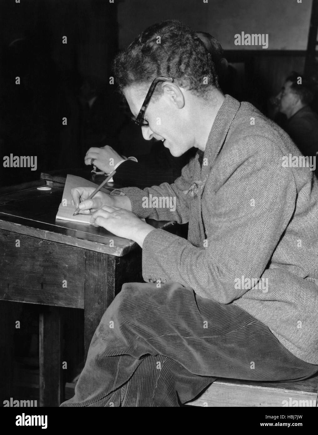 THE BROWNING VERSION, director Anthony Asquith, on-set, 1951 Stock ...