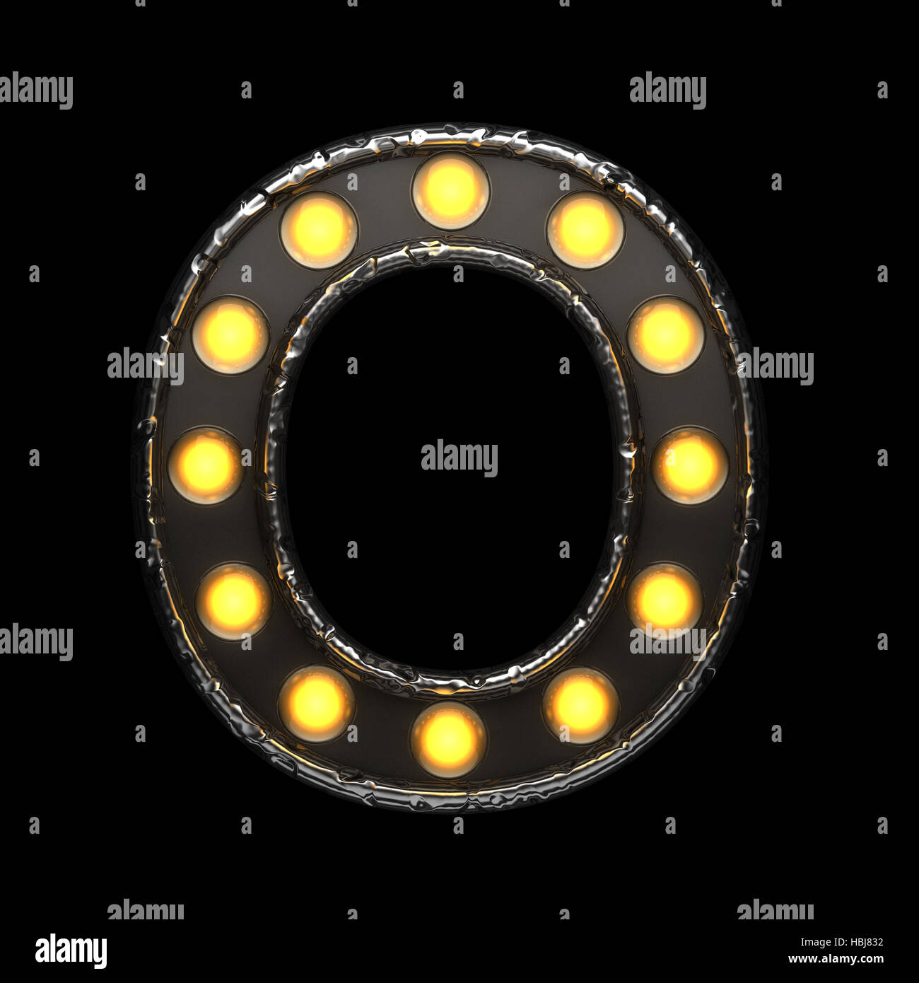 Letter o lights hi-res stock photography and images - Alamy