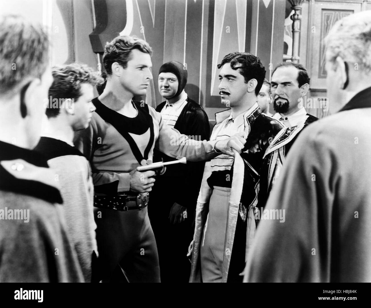 BUCK ROGERS, from left, center, Buster Crabbe, Anthony Warde, 1939 ...