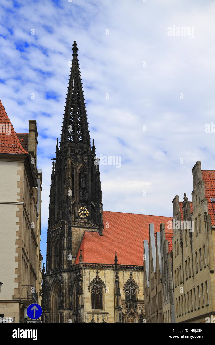 St. Lamberti church Muenster Germany Stock Photo - Alamy