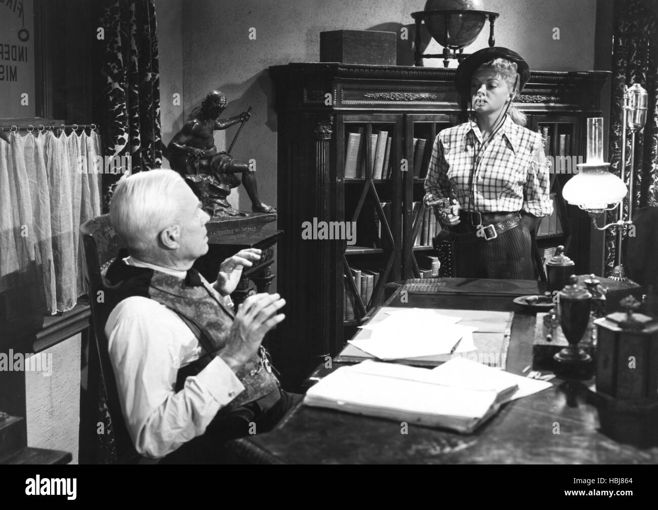 THE BUSHWHACKERS, Charles Trowbridge, Myrna Dell, 1951 Stock Photo - Alamy