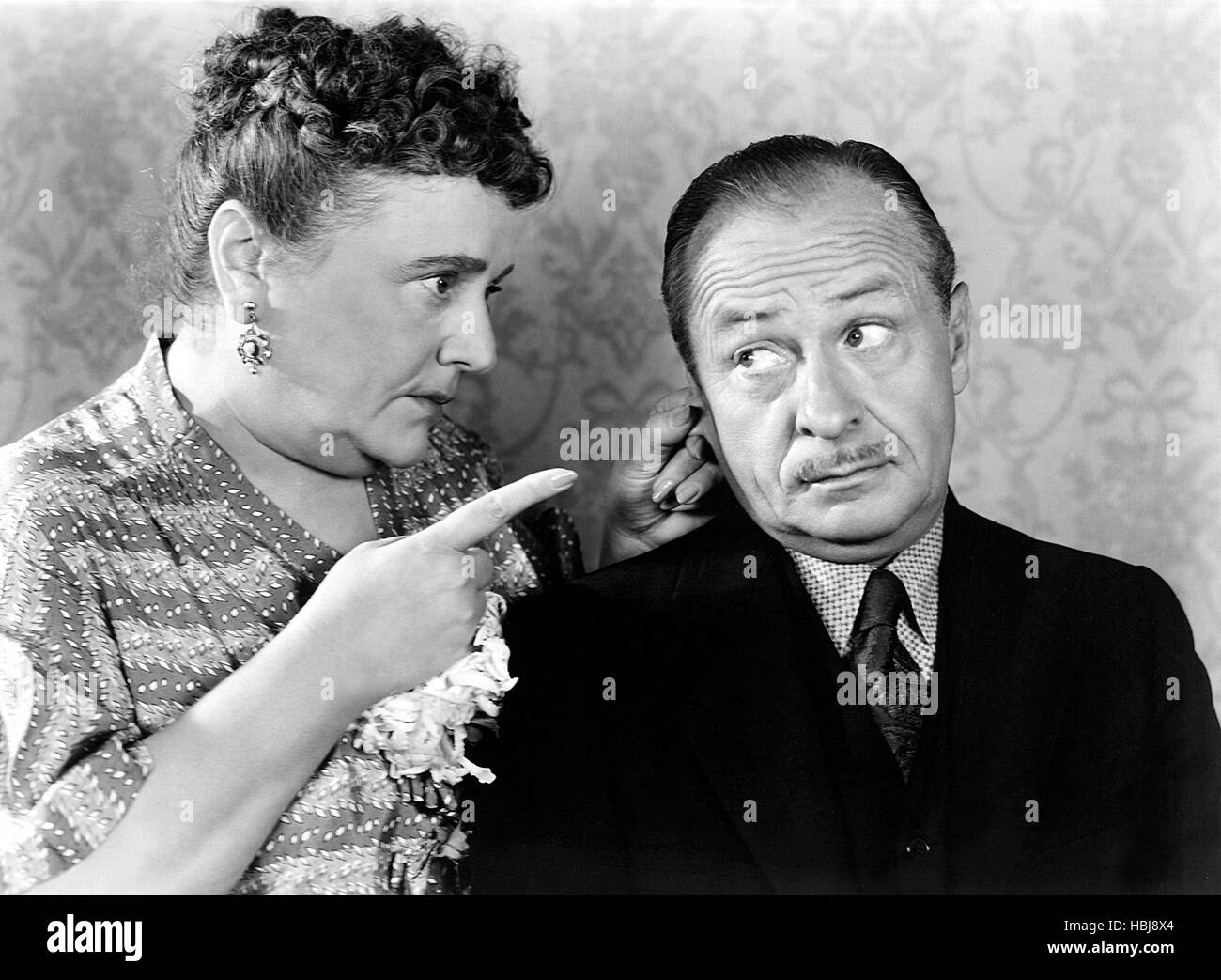 CALLING ALL HUSBANDS, Florence Bates, Ernest Truex, 1940 Stock Photo ...