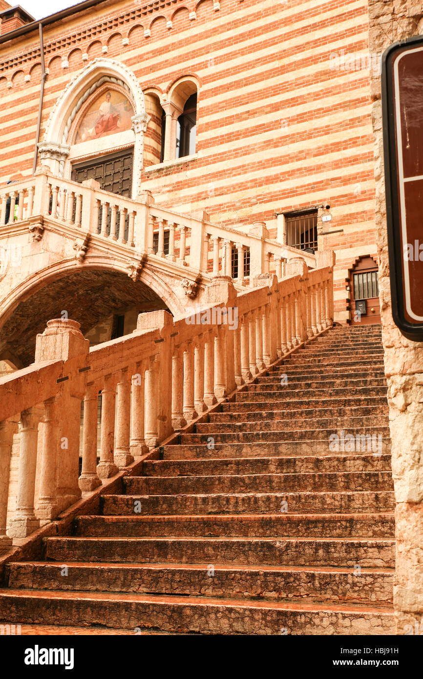 Historic architecture in Verona Stock Photo - Alamy