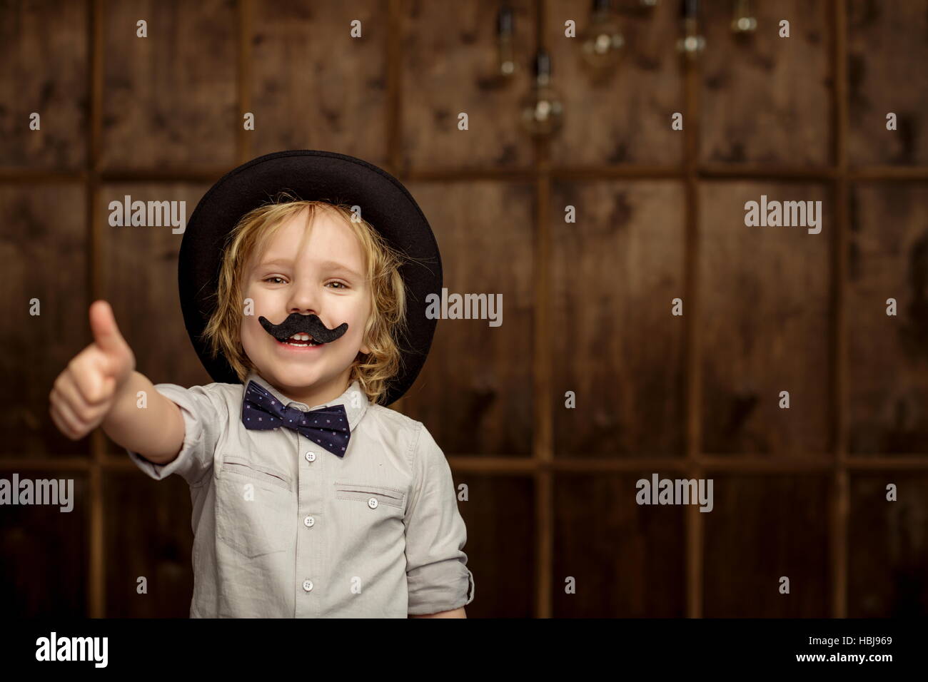 Mustache boy hi-res stock photography and images - Alamy