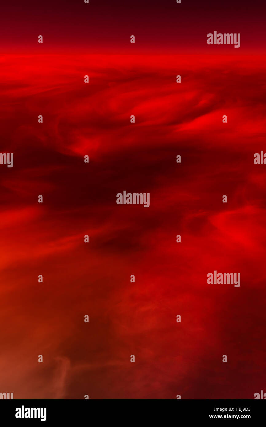 Red planet atmosphere Stock Photo - Alamy