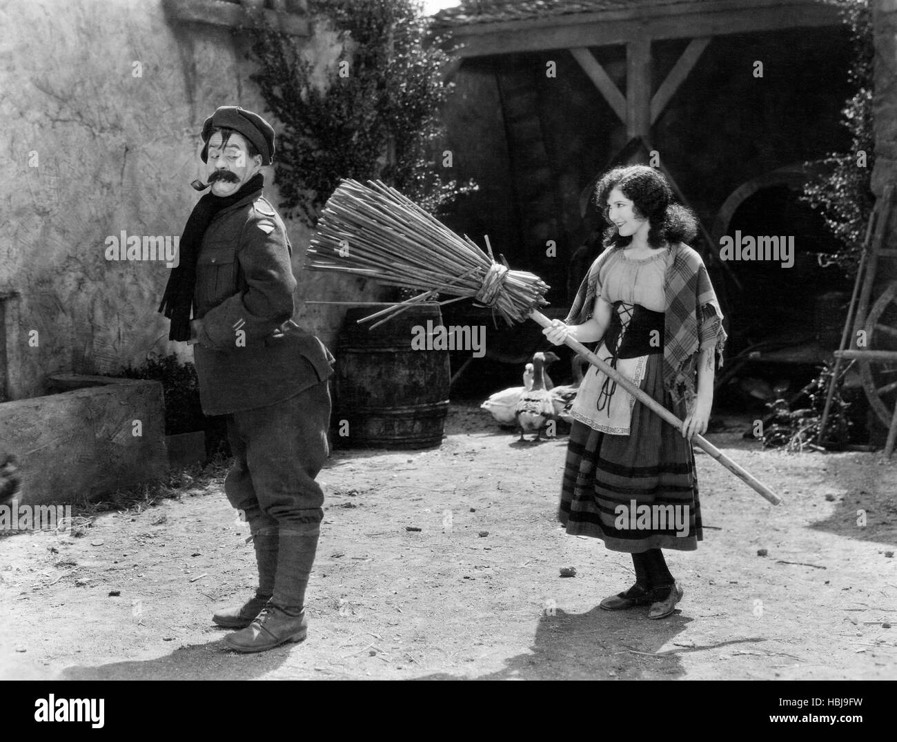 THE BETTER 'OLE, Syd Chaplin, Doris Hill, 1926 Stock Photo - Alamy