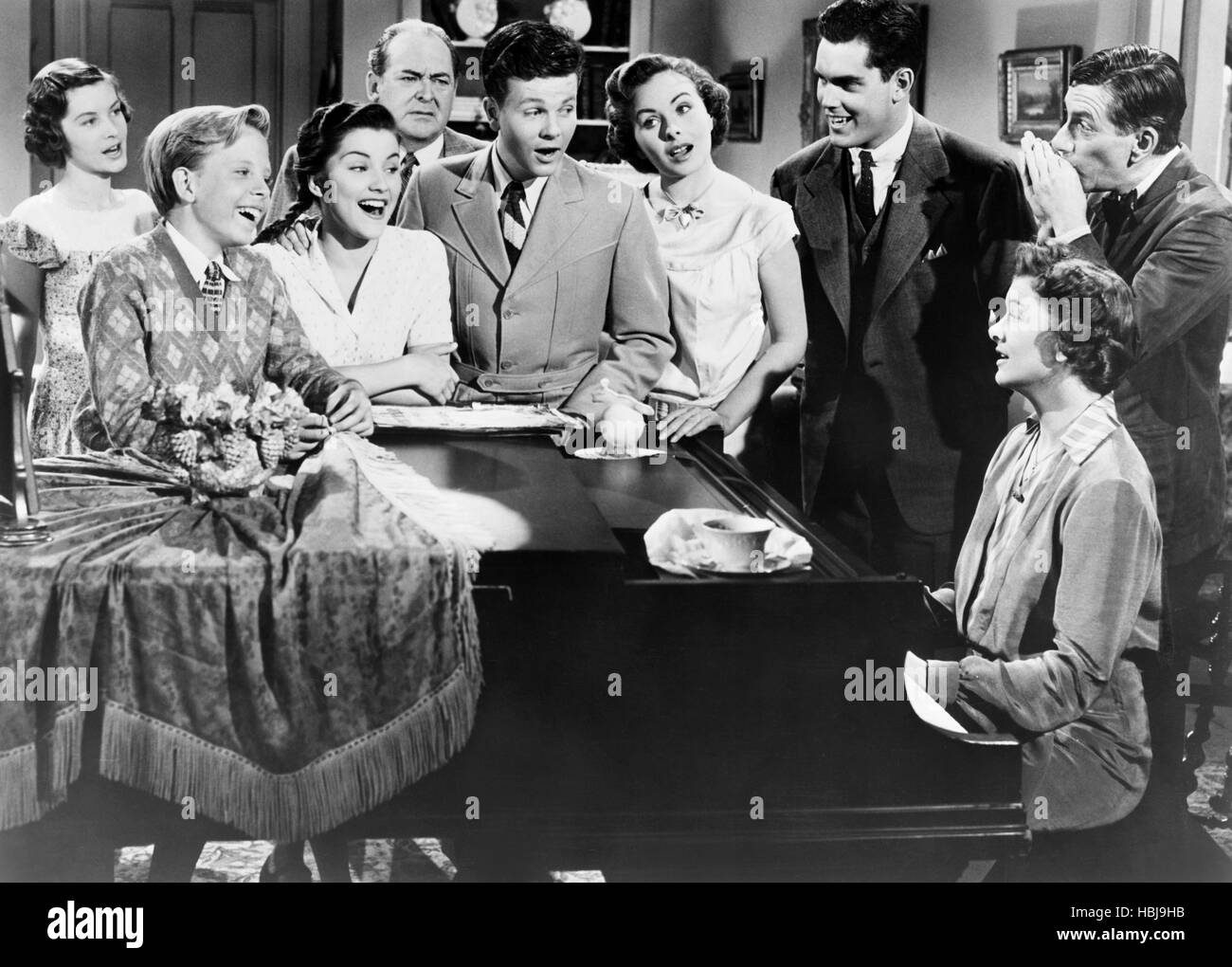 BELLES ON THEIR TOES, from left, Barbara Bates, Tommy Ivo, Debra Paget ...