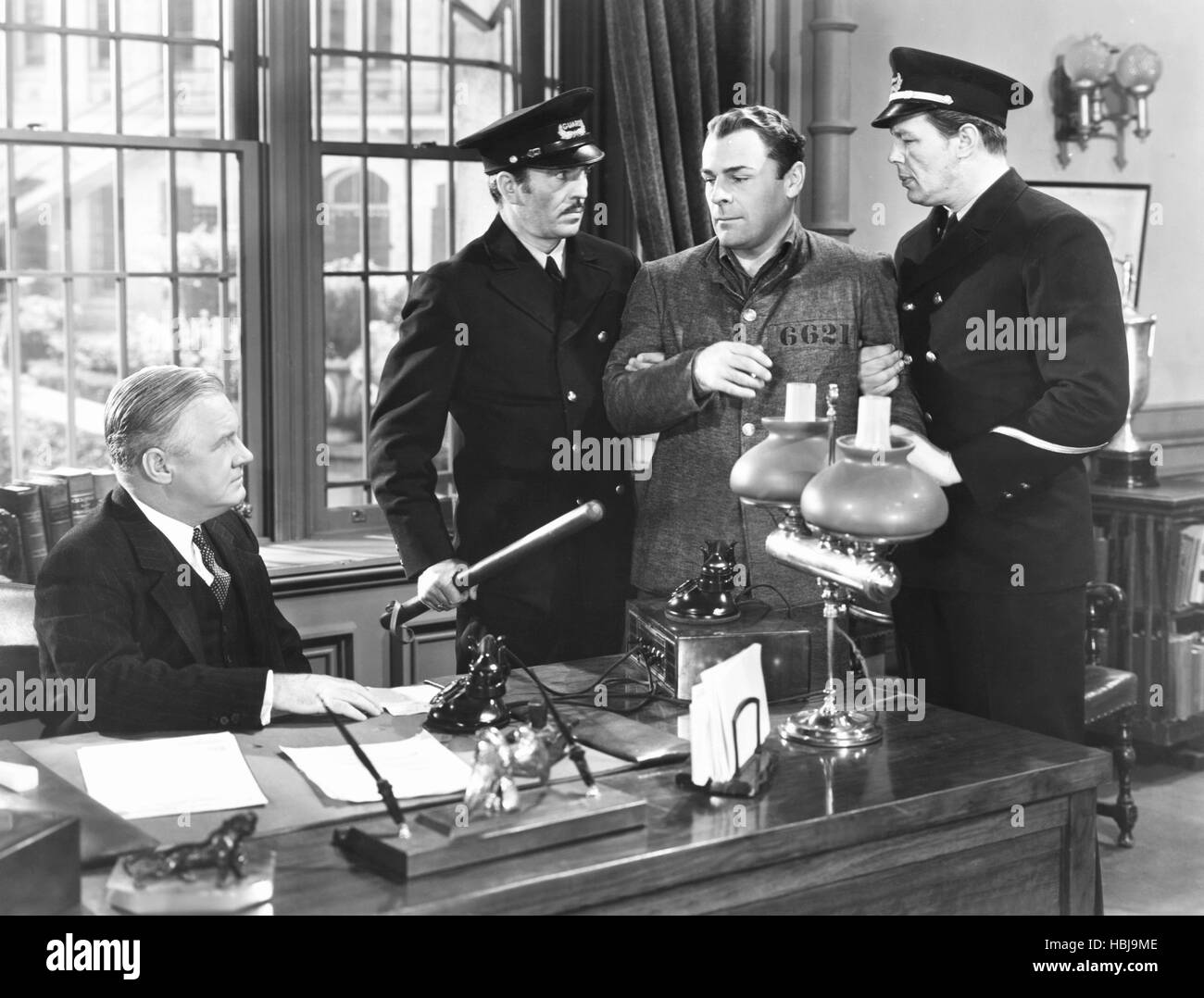 BEHIND PRISON GATES, from left: Joseph Crehan, Ethan Laidlaw, Brian ...