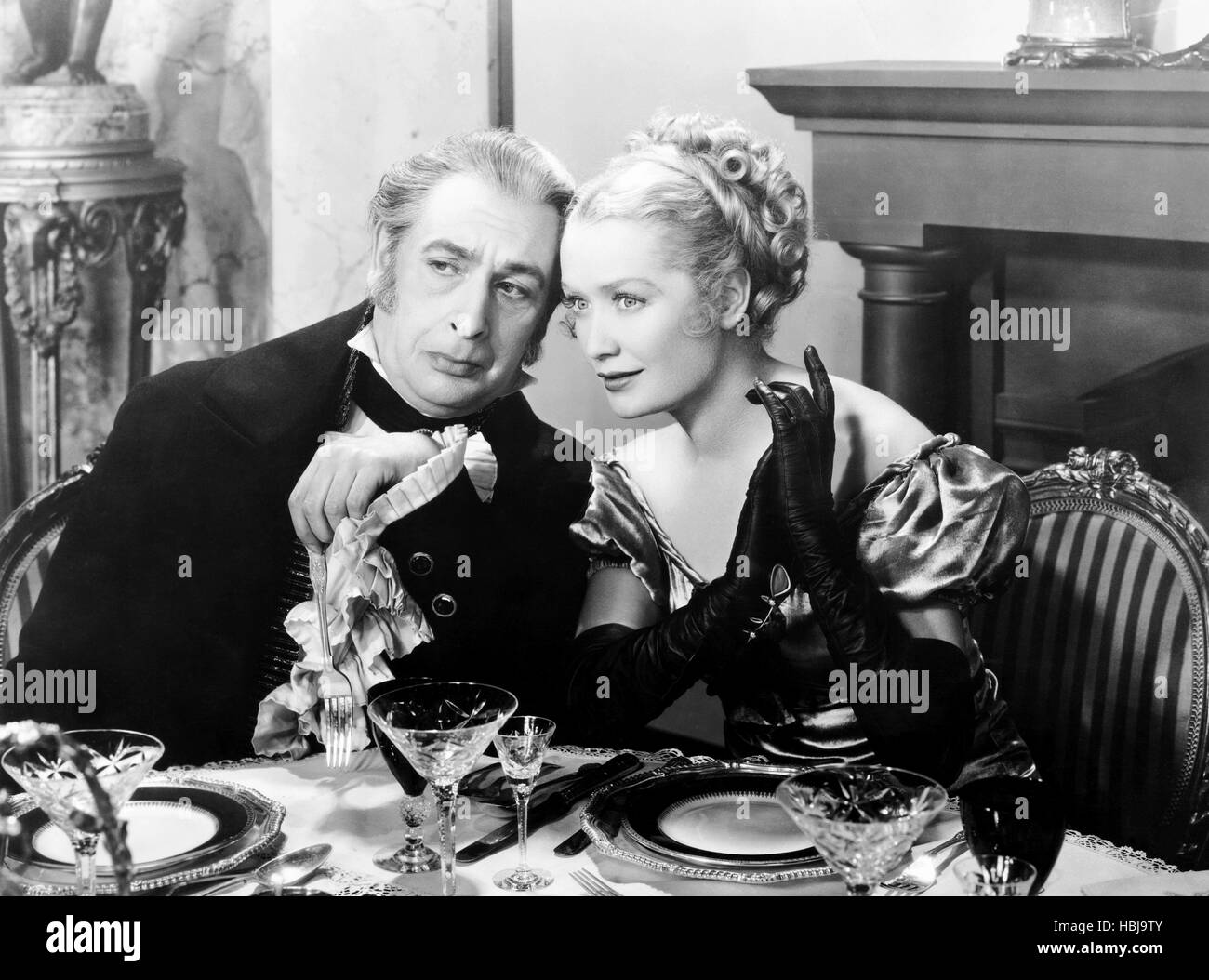 BECKY SHARP, from left, Cedric Hardwicke, Miriam Hopkins, 1935 Stock ...