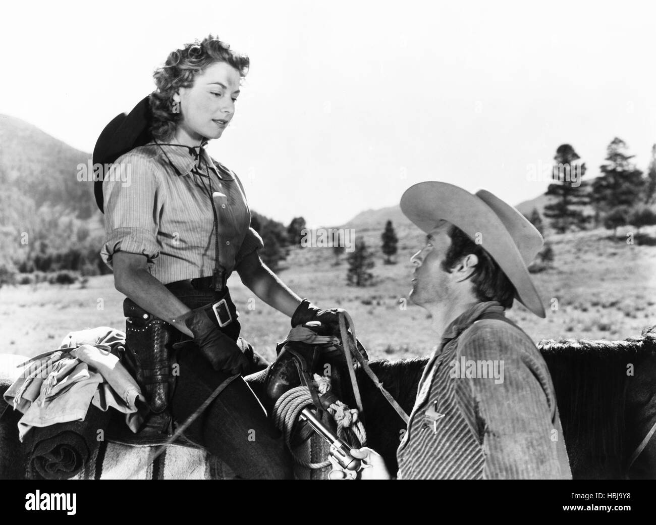 BELLE STARR'S DAUGHTER, from left: Ruth Roman, George Montgomery, 1948 ...