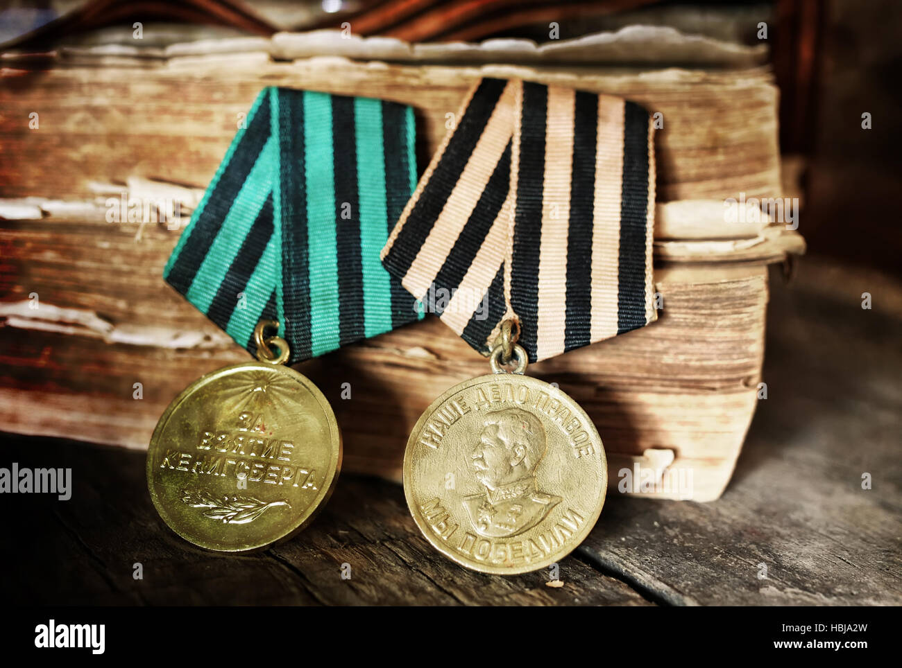 aged effect medals world war great composition Stock Photo - Alamy
