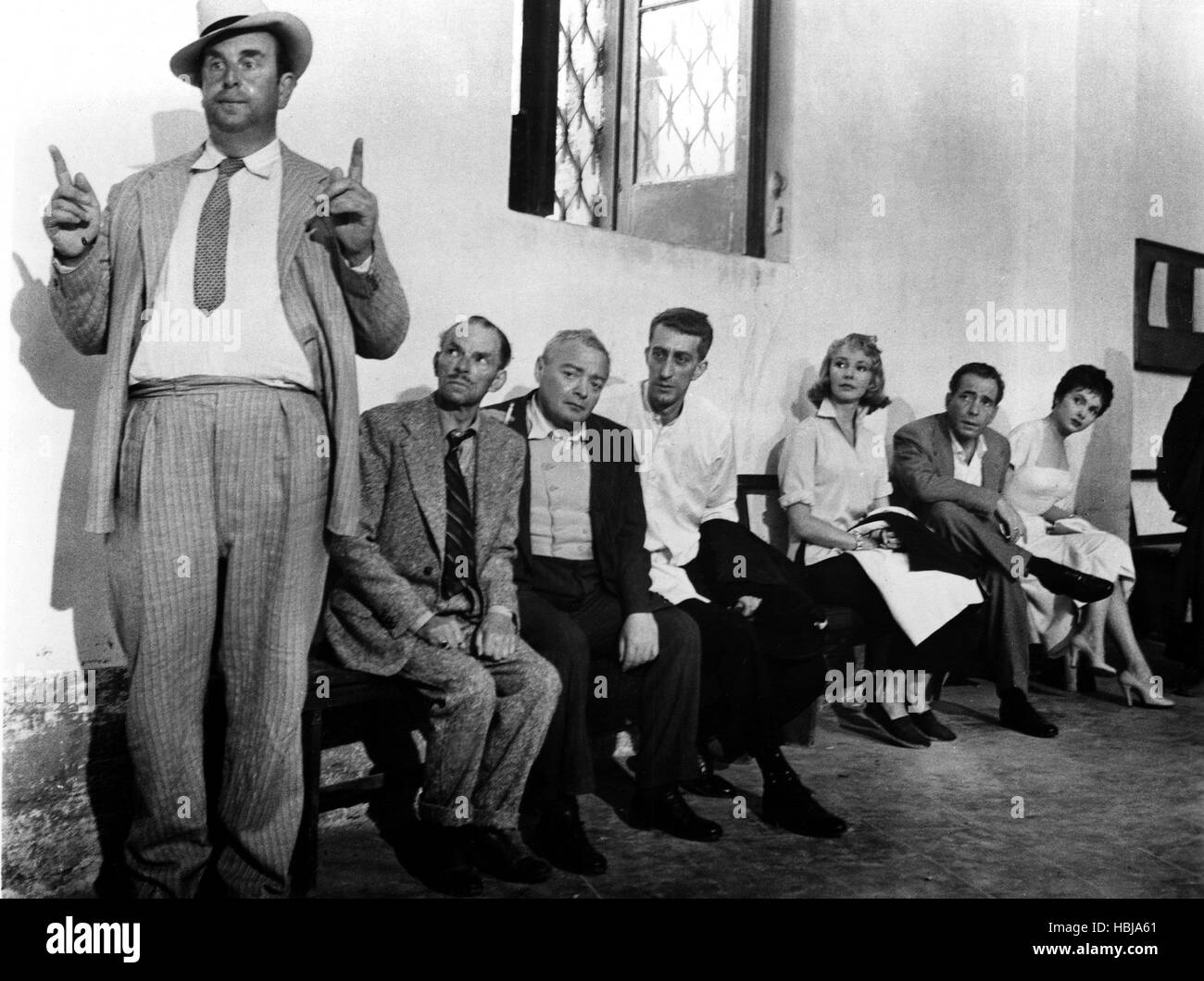 BEAT THE DEVIL, Robert Morley, Ivor Barnard, Peter Lorre, Marco Tulli ...