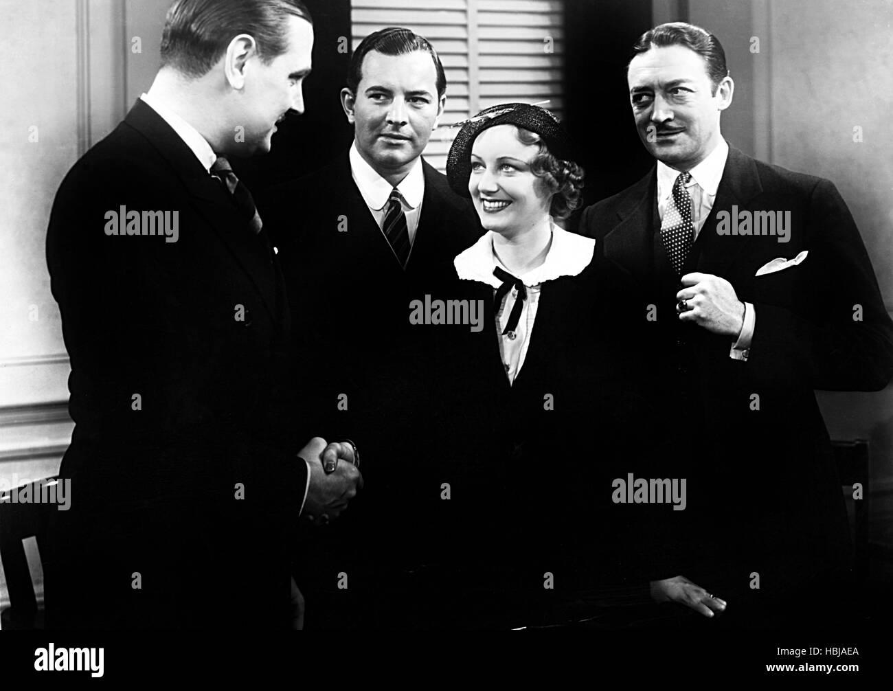 BEHIND THE GREEN LIGHTS, second from left: Sidney Blackmer, Judith ...