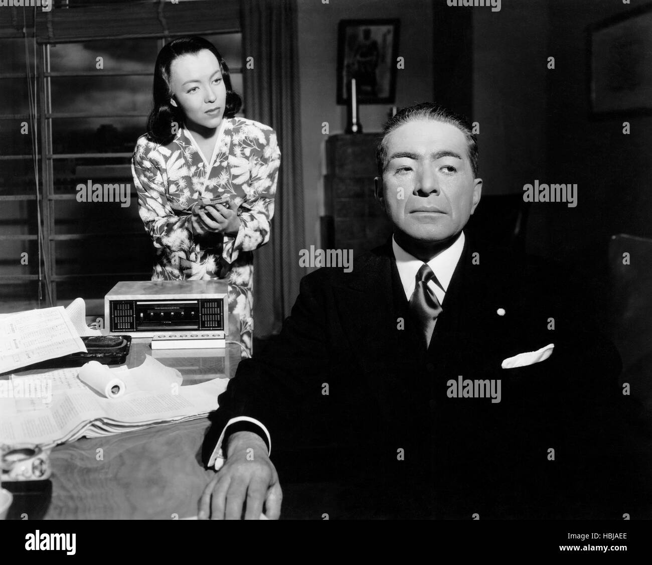 BEHIND THE RISING SUN, from left, Margo, J. Carrol Naish, 1943 Stock Photo - Alamy