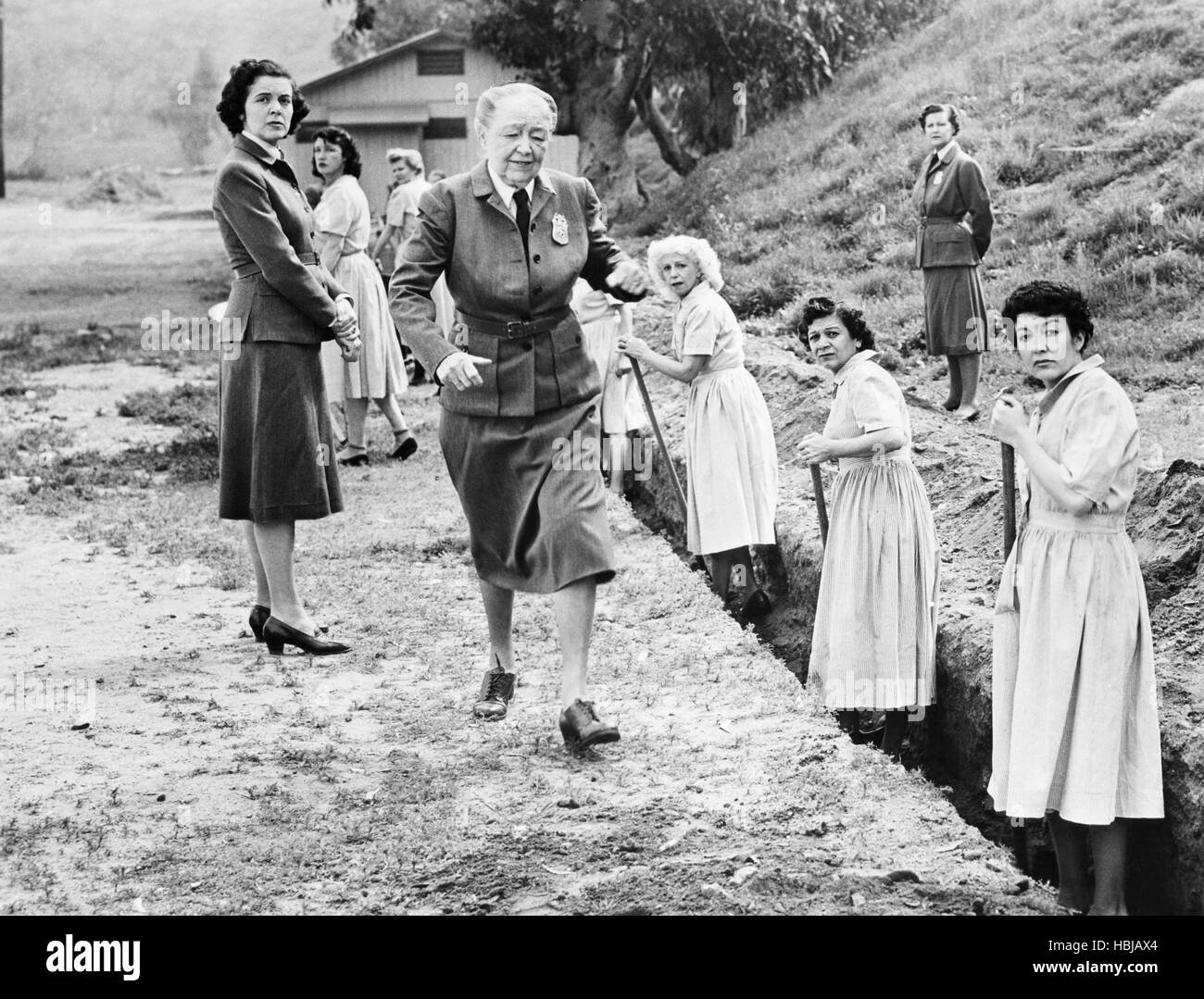 BETRAYED WOMEN, Esther Dale (running), 1955 Stock Photo - Alamy