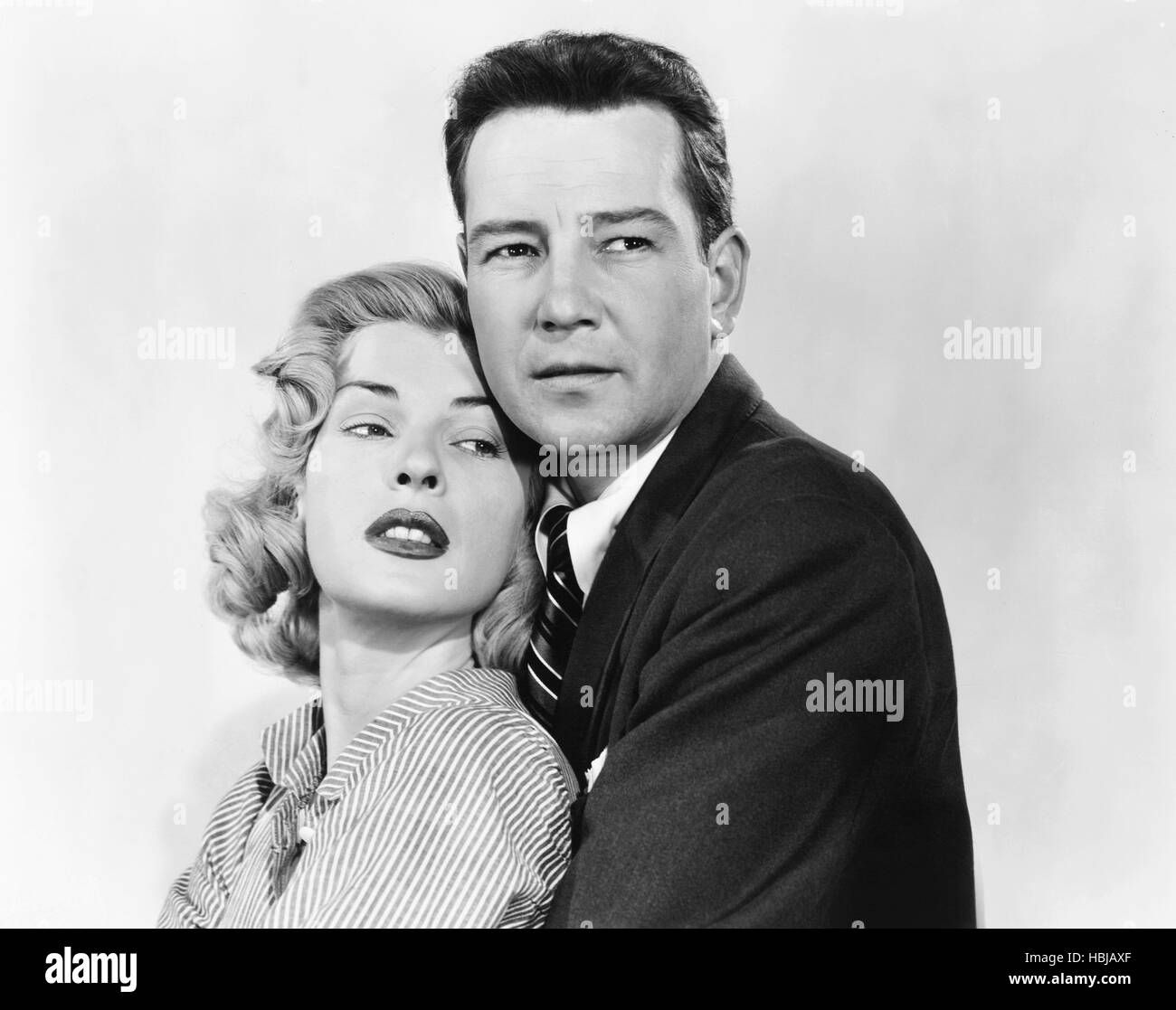 BETRAYED WOMEN, from left, Carole Mathews, Tom Drake, 1955 Stock Photo ...