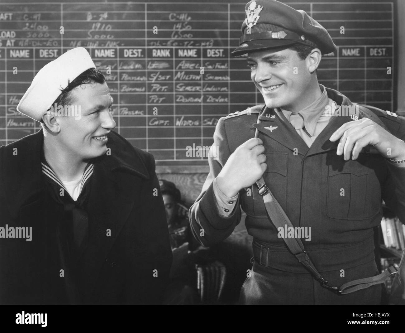 THE BEST YEARS OF OUR LIVES, from left: Harold Russell, Dana Andrews ...