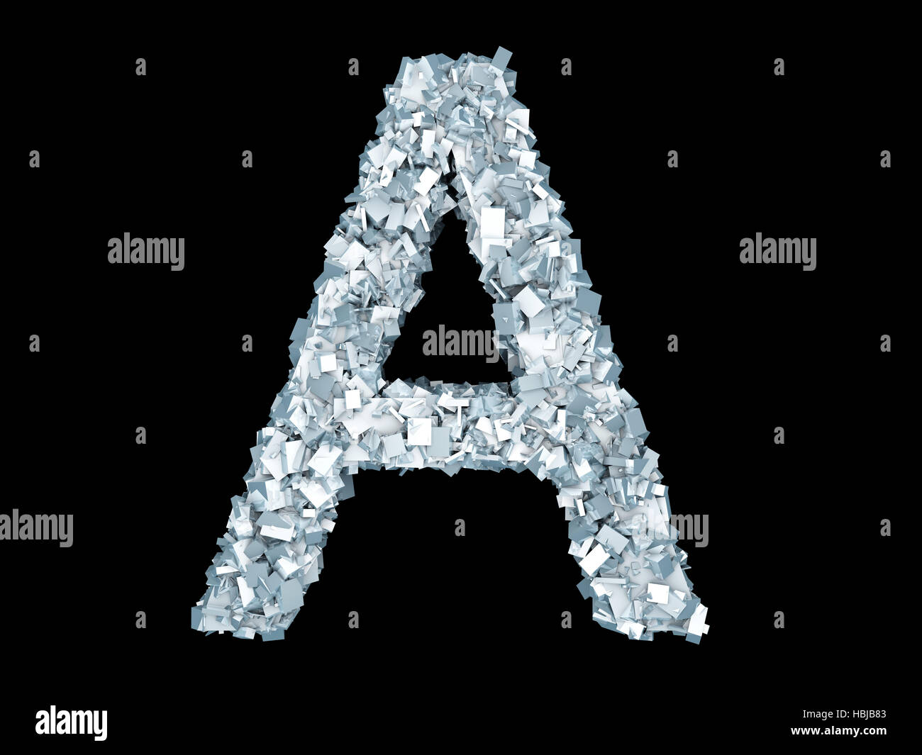 Frozen Letter - A Stock Photo - Alamy