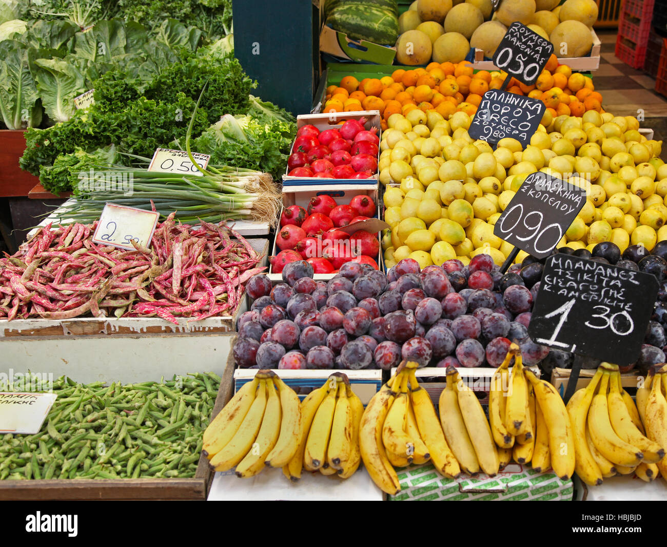 Fresh fruits and vegetables Stock Photo - Alamy