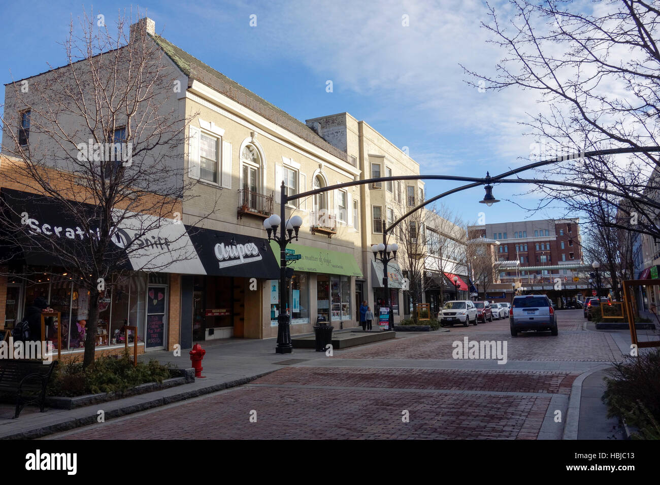 Marion Street. Downtown Oak Park, Illinois Stock Photo - Alamy