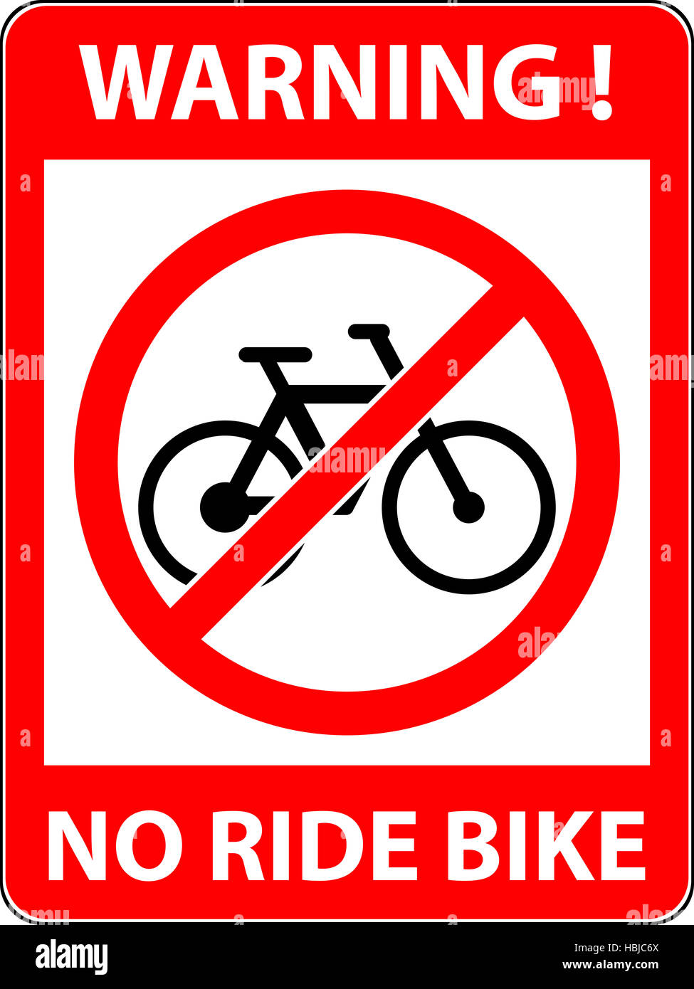 No bicycle sign hi-res stock photography and images - Alamy