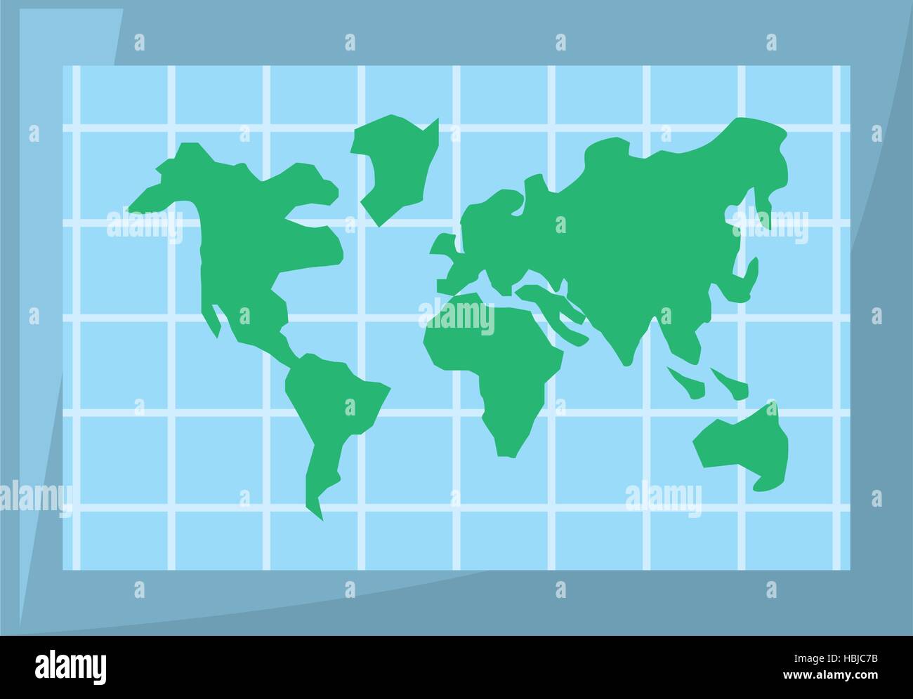 globe world map location vector illustration eps 10 Stock Vector Image ...