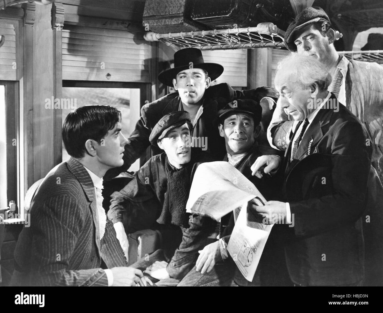 BLOOD AND SAND, from left: Tyrone Power, John Carradine, Anthony Quinn ...