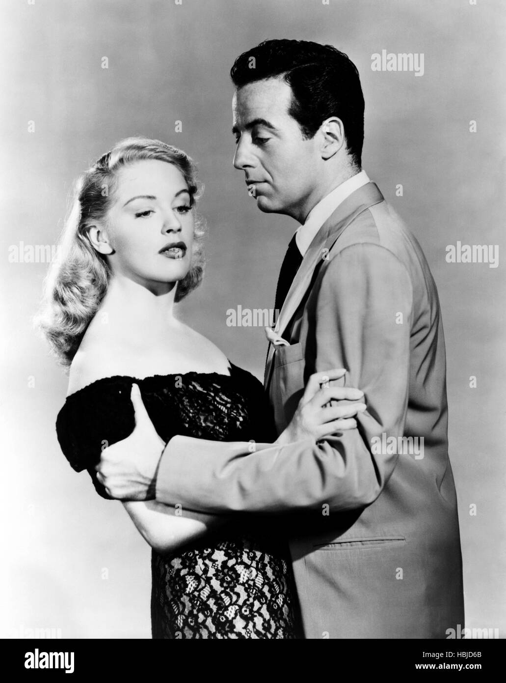 THE BLONDE BANDIT, from left, Dorothy Patrick, Gerald Mohr, 1950 Stock ...