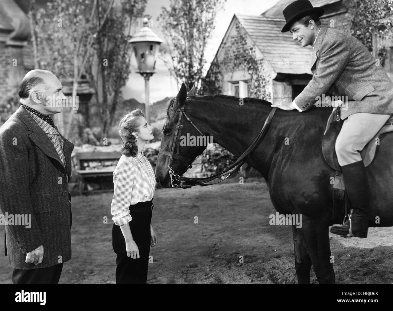 BLACK BEAUTY, from left: Charles Evans, Mona Freeman, Richard Denning ...