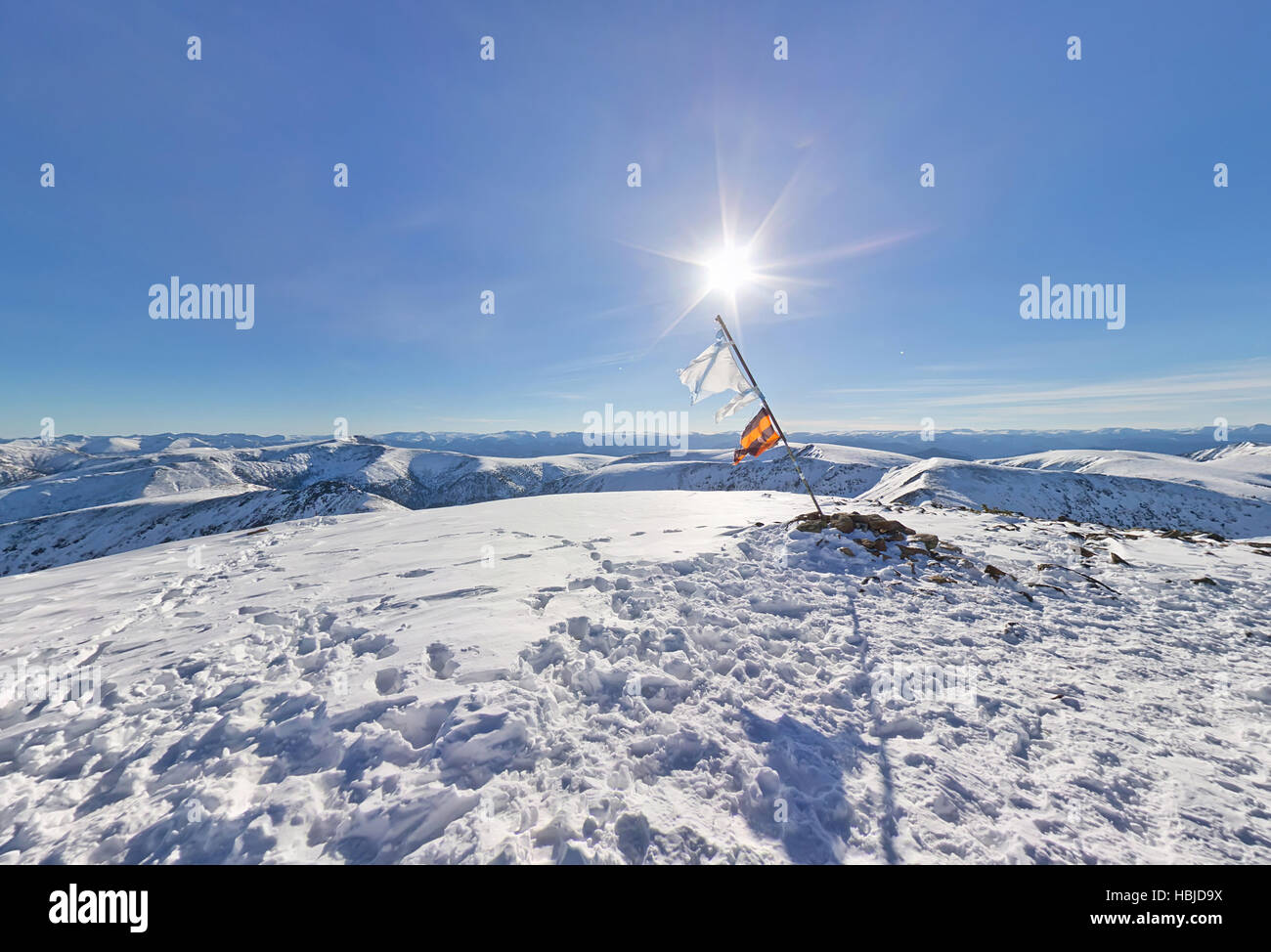 Aerial top view caucasian mountain hi-res stock photography and images ...