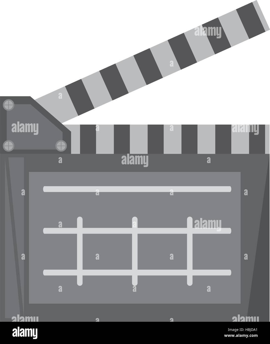 film clapper chalkboard scene icon vector illustration eps 10 Stock ...