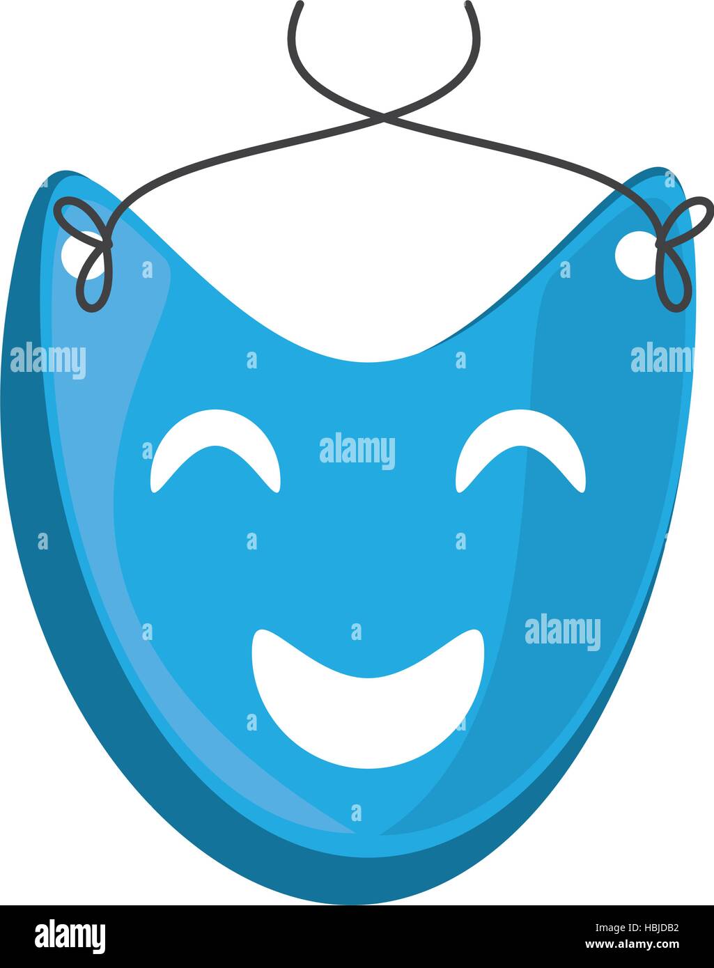 Drawing theatre mask comedy icon hi-res stock photography and images ...