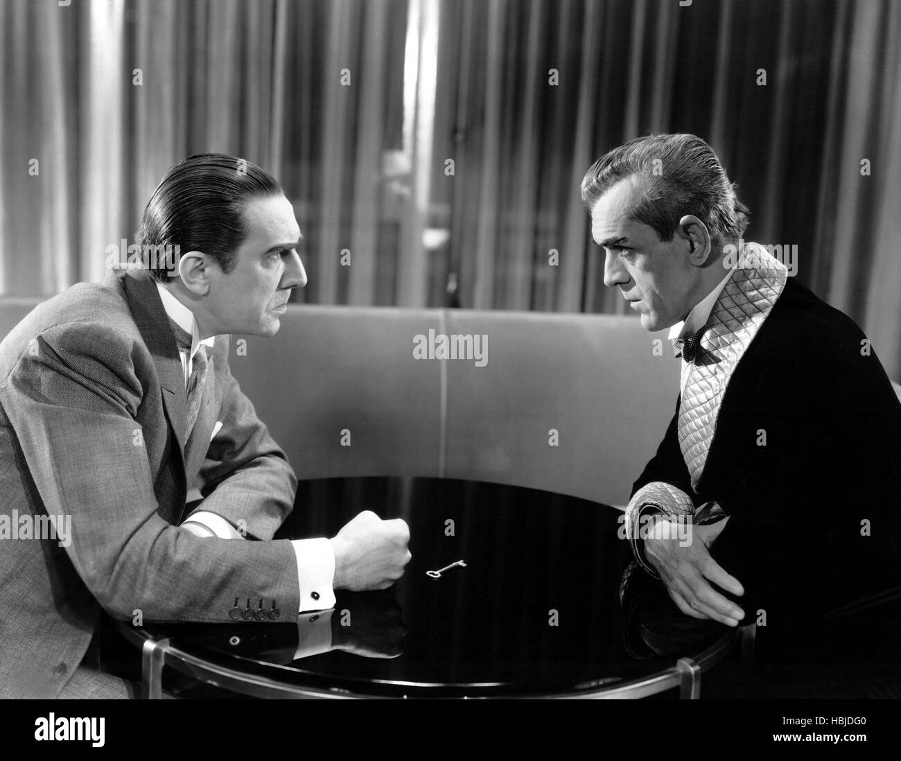 THE BLACK CAT, Bela Lugosi, Boris Karloff, 1934 Stock Photo - Alamy