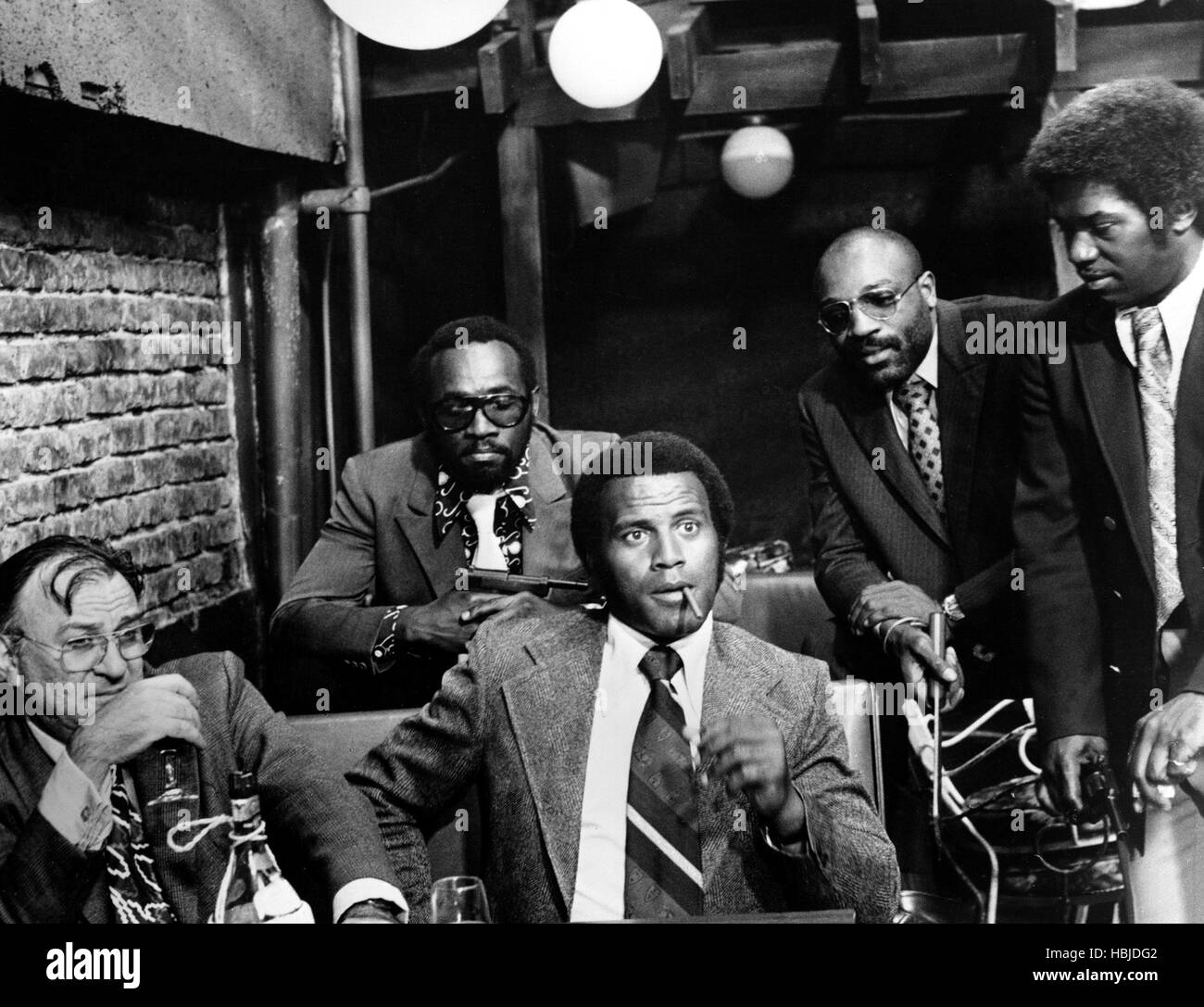 BLACK CAESAR, Val Avery, Fred 'The Hammer' Williamson, 1973 Stock Photo ...