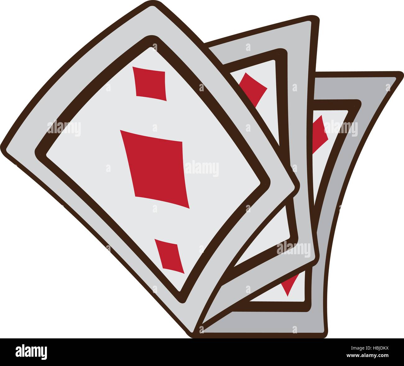 cartoon ace pocker magic vector illustration eps 10 Stock Vector Image ...